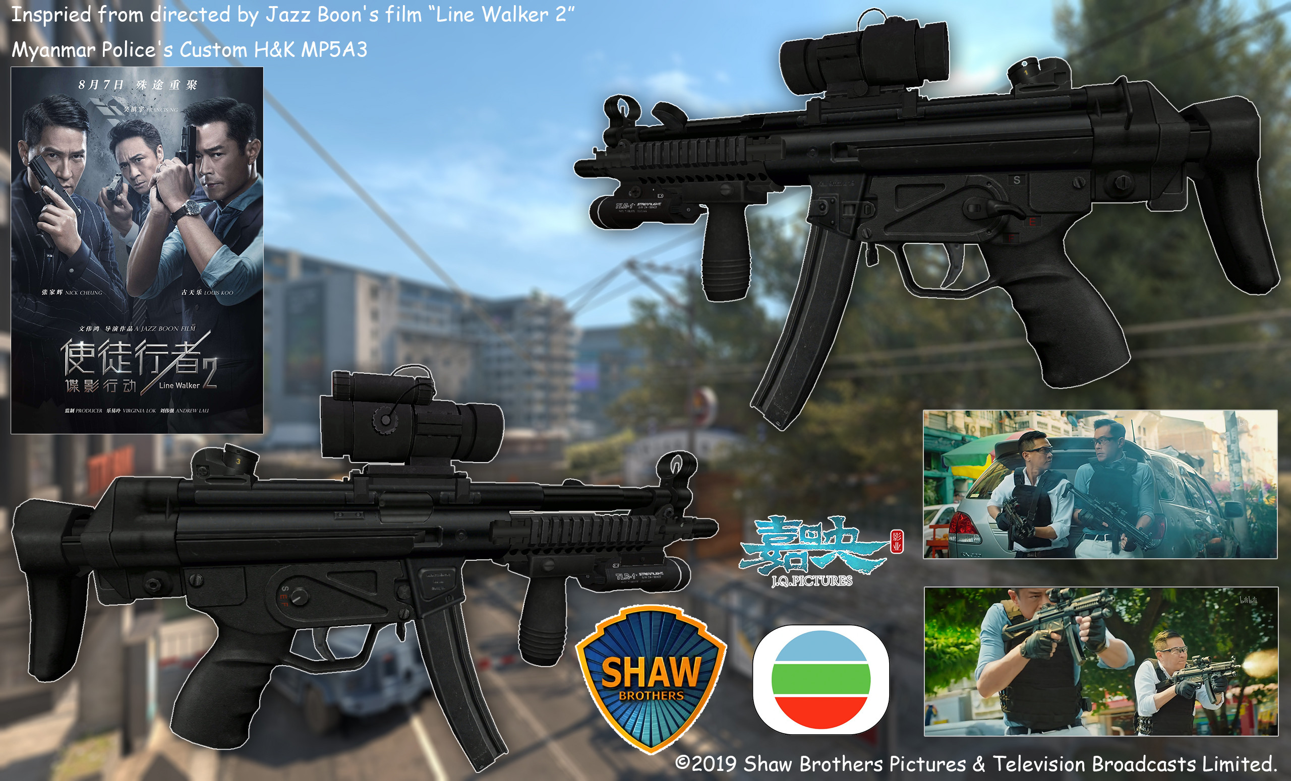 Line Walker 2 - Myanmar Police's Custom MP5A3 Mod for Counter-Strike 1. ...