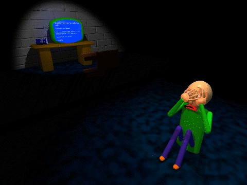 Baldi over Badsum Mod for Baldi's Basics | Baldi Mods