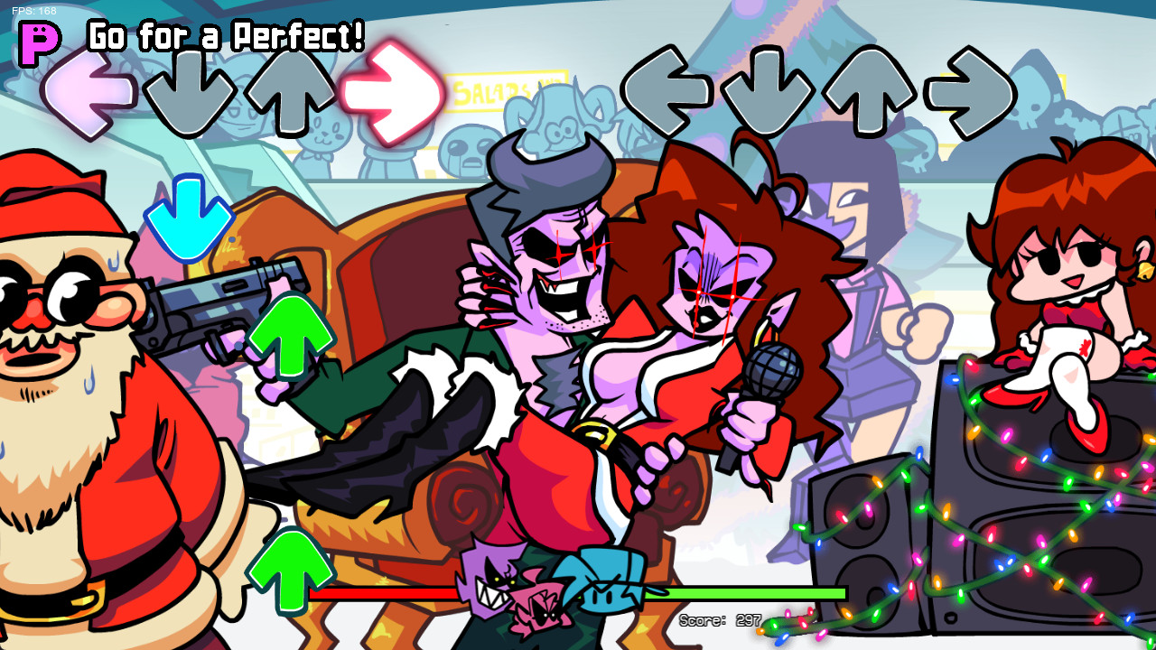 [V-SLICE] Rhythm Heaven "Go for a Perfect" Mod for Friday Night Funkin ...