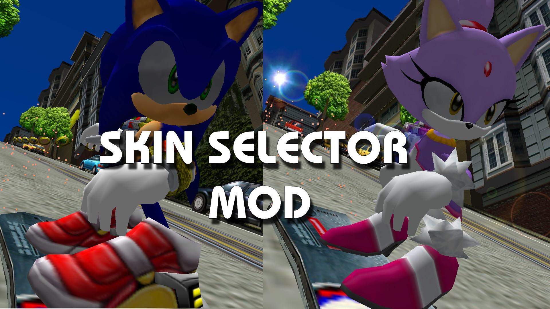 SA2 Skin Selector Mod (Real Time swap) Mod for Sonic Adventure 2 | SA2 Mods