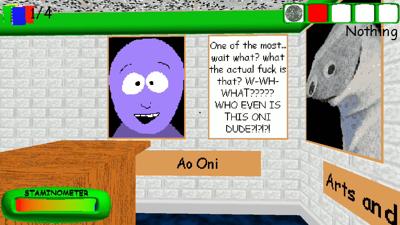(Obsolete) BB+ AOONI Mod Mod for Baldi's Basics | Baldi Mods