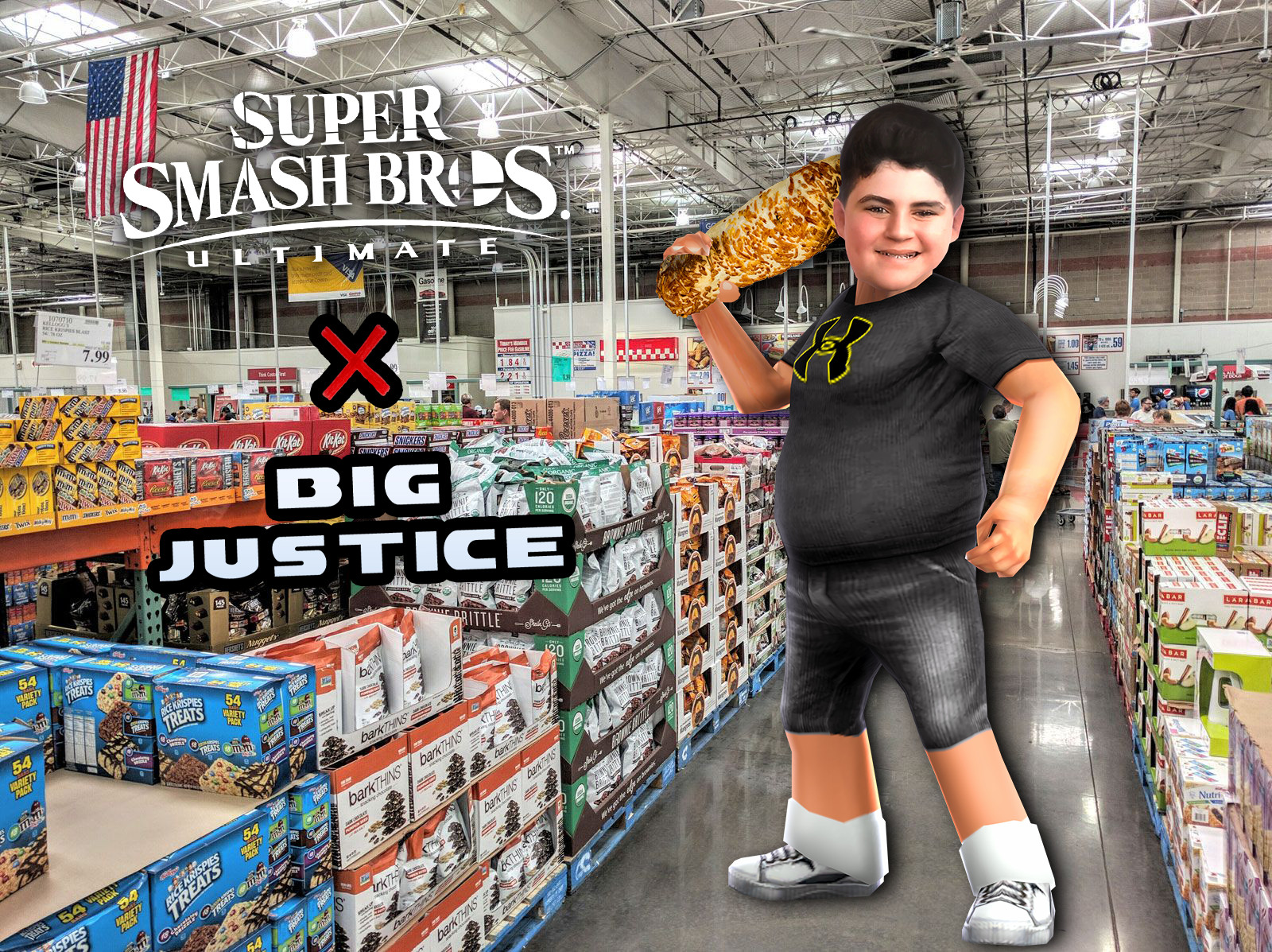 Costco Guys | Big Justice over Ness Mod for Super Smash Bros. Ultimate ...