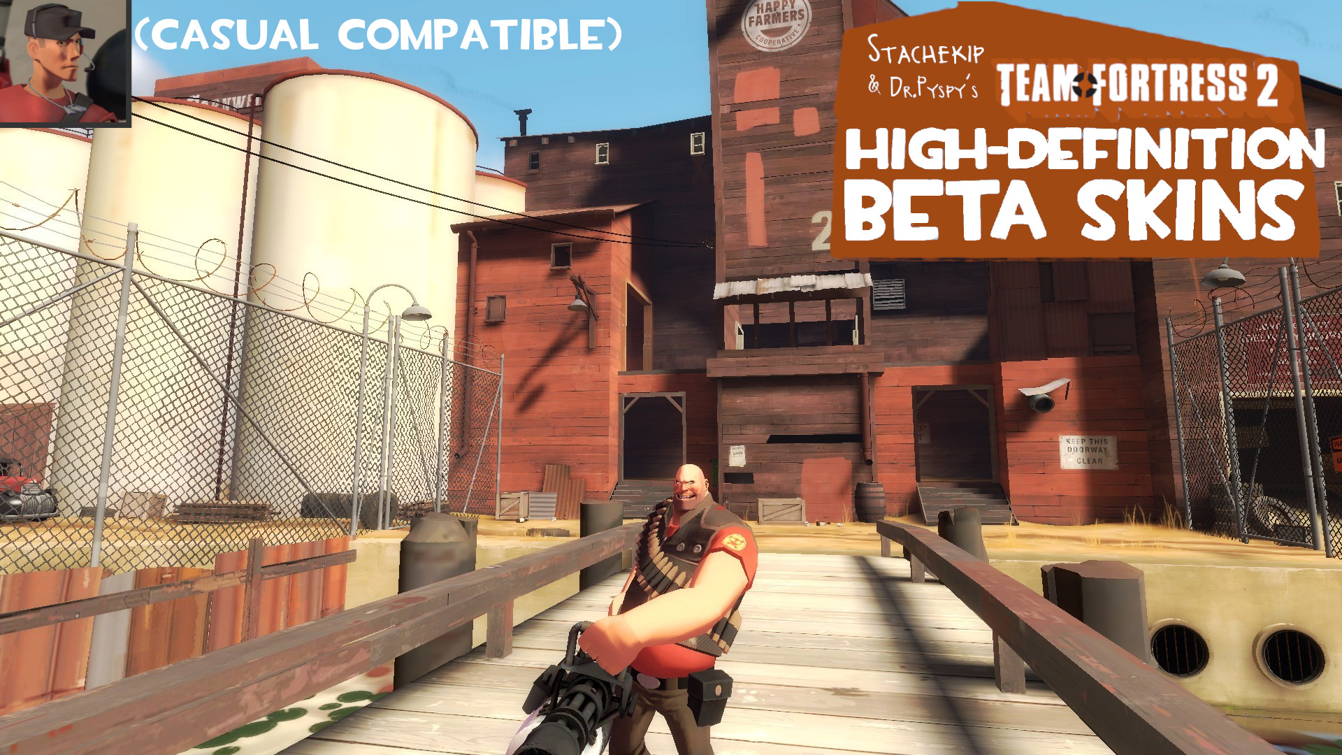 High-Definition Beta Player Skins (Casual Port) Mod for Team Fortress 2 ...