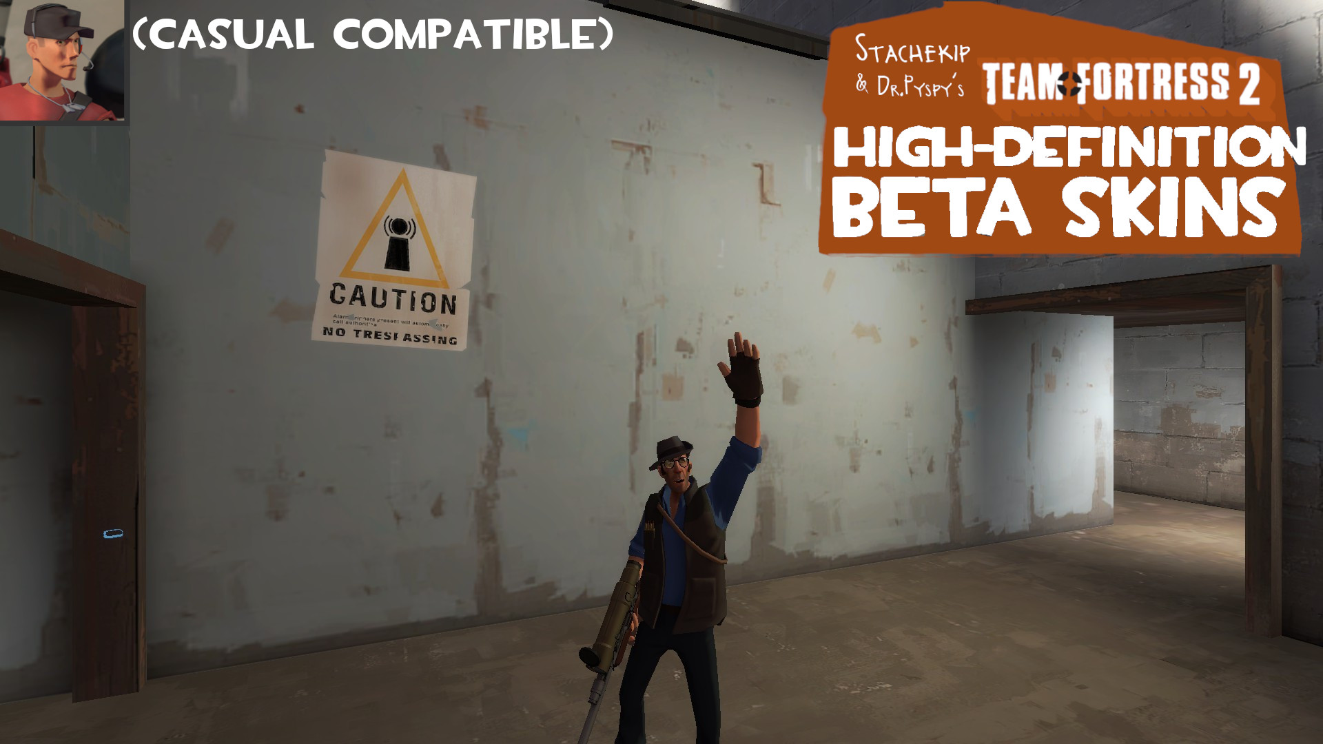High-Definition Beta Player Skins (Casual Port) Mod for Team Fortress 2 ...
