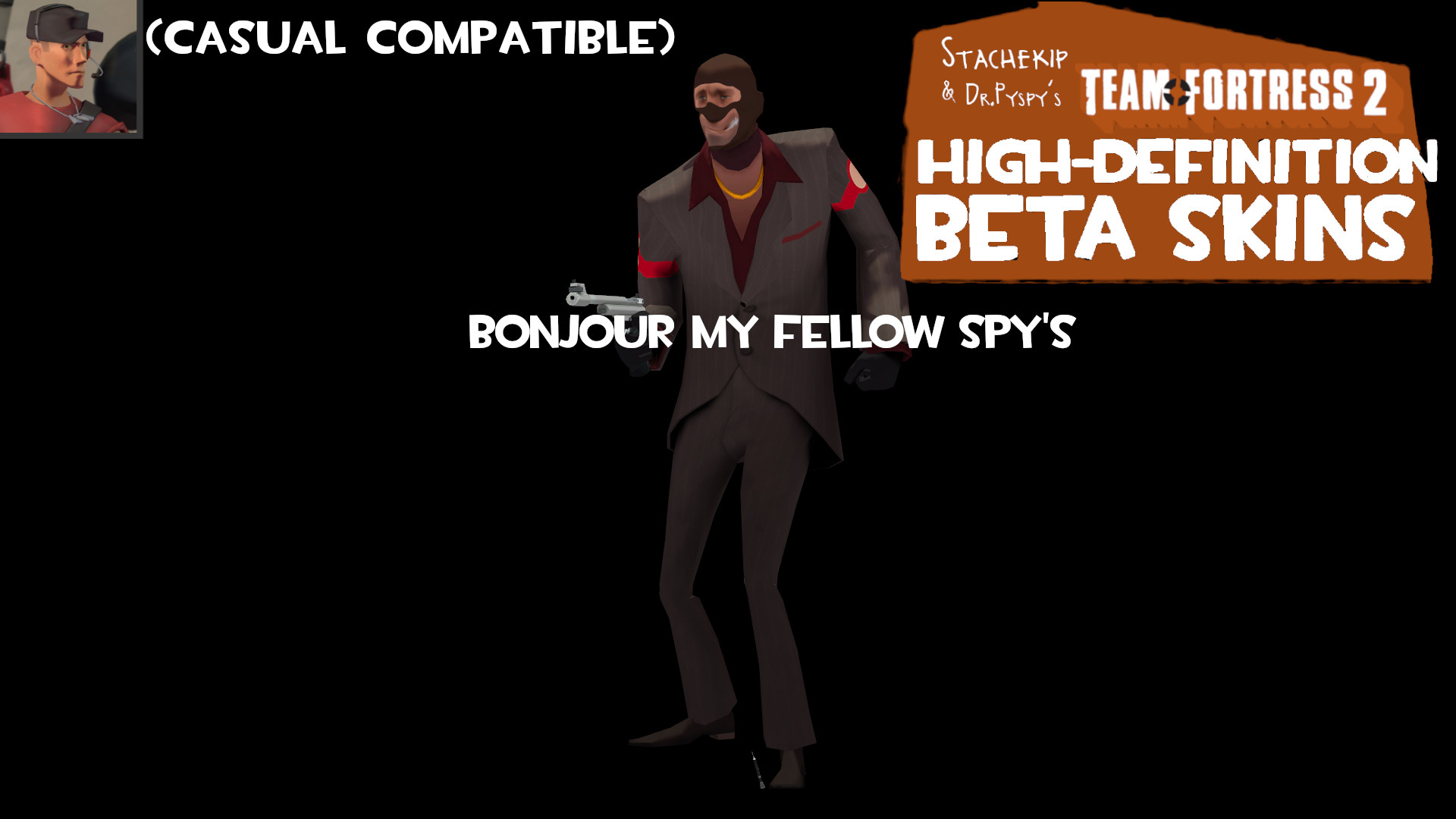 High-Definition Beta Player Skins (Casual Port) Mod for Team Fortress 2 ...