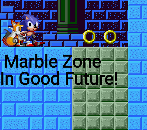 Marble Zone In Good Future Mod for Sonic the Hedgehog Forever | S1F Mods