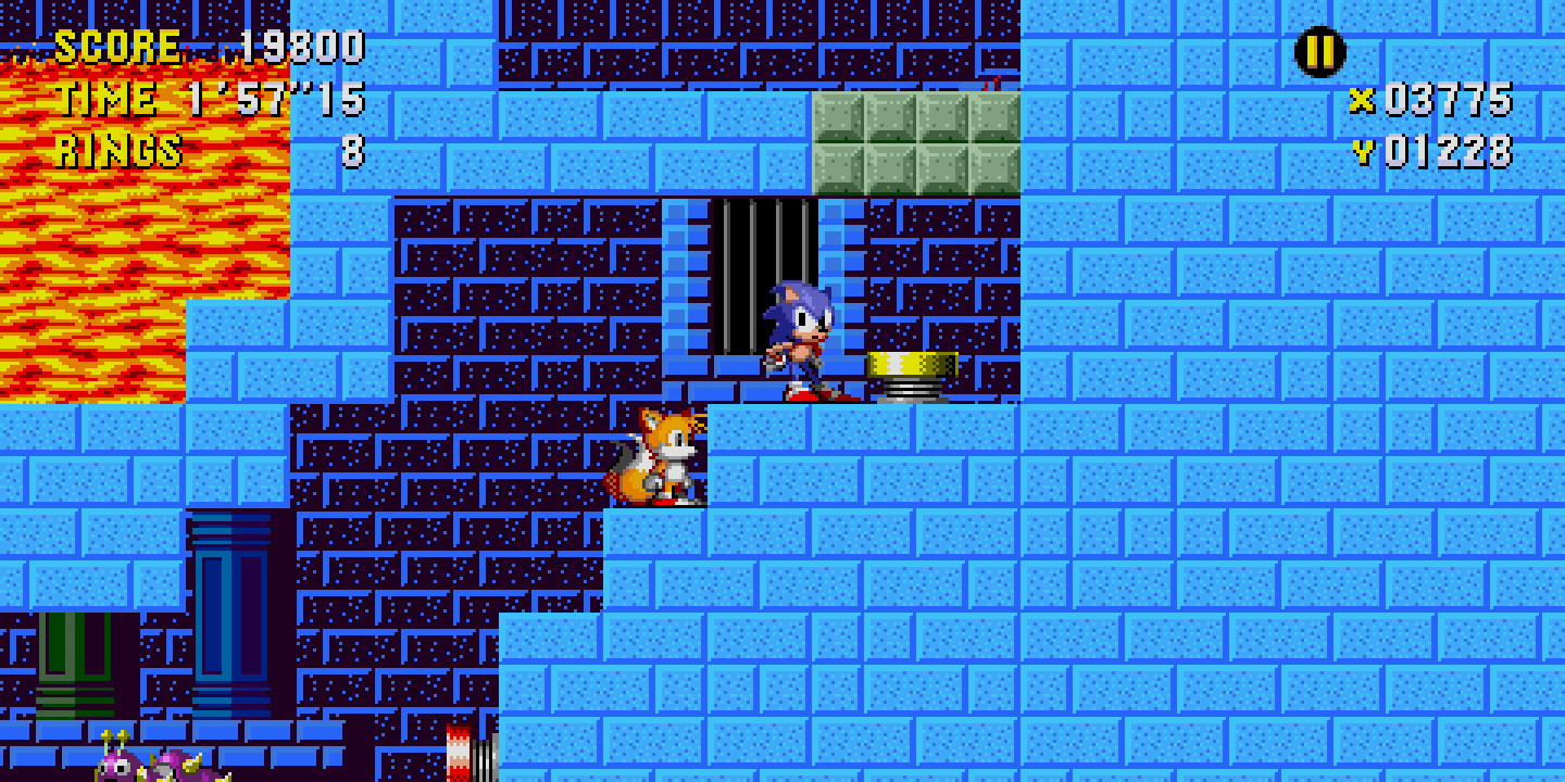 Marble Zone In Good Future Mod for Sonic the Hedgehog Forever | S1F Mods