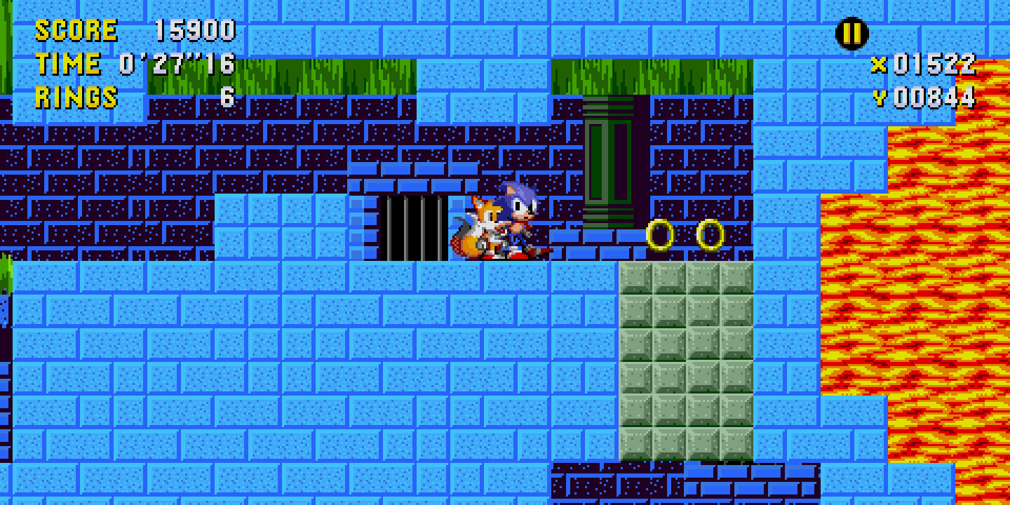 Marble Zone In Good Future Mod for Sonic the Hedgehog Forever | S1F Mods