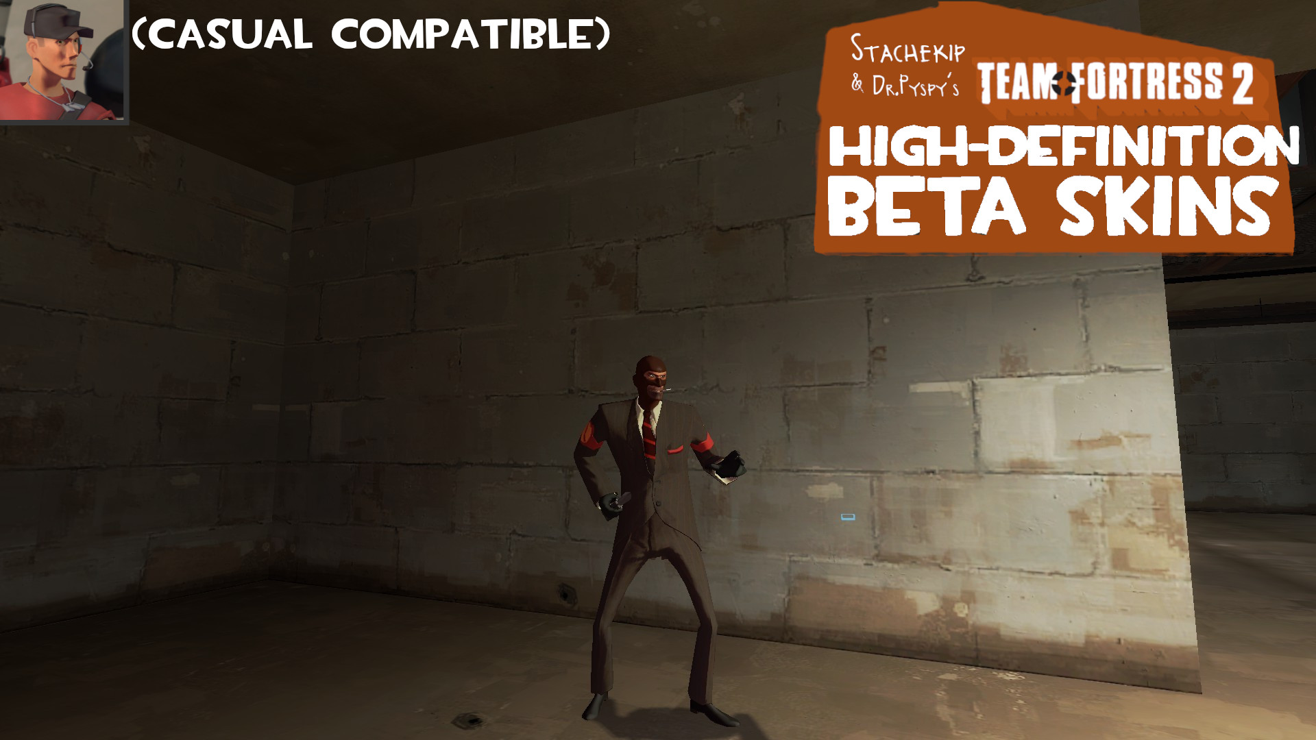 High-Definition Beta Player Skins (Casual Port) Mod for Team Fortress 2 ...