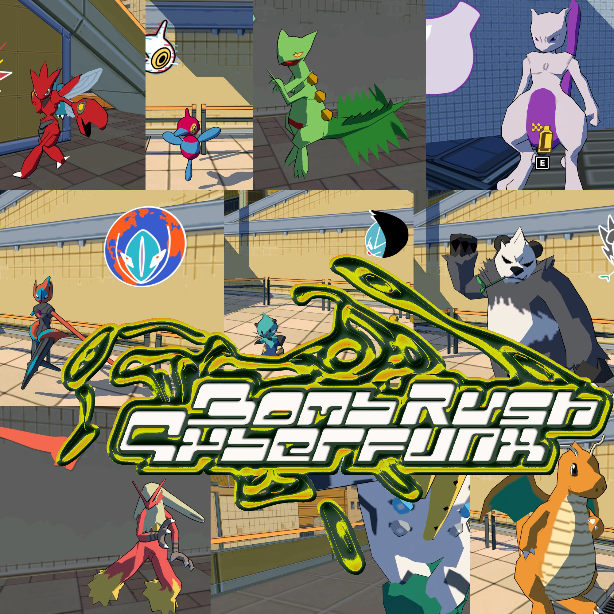 Pokémon Variety Pack Mod for Bomb Rush Cyberfunk | BRC Mods