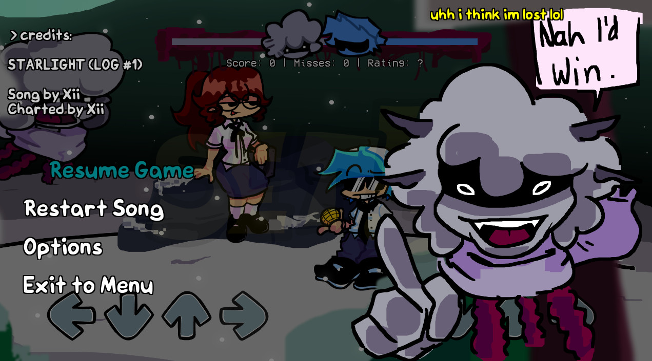 Lunar Crimson Funkin': Cresent [ON HIATUS] Mod for Friday Night Funkin ...