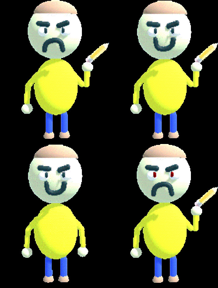 Old Pencil Boy Sprites for Baldis Basics Times Mod for Baldi's Basics ...