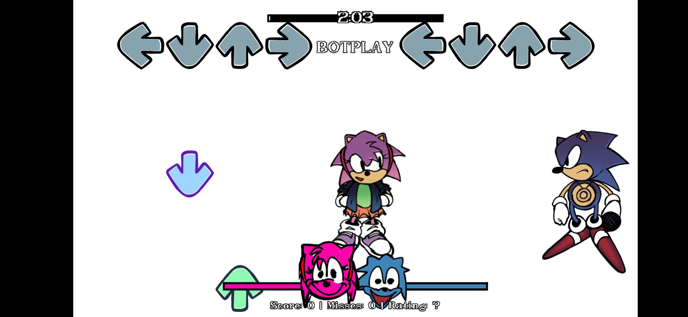 7 rings the final (the end) Mod for Friday Night Funkin' | FNF Mods