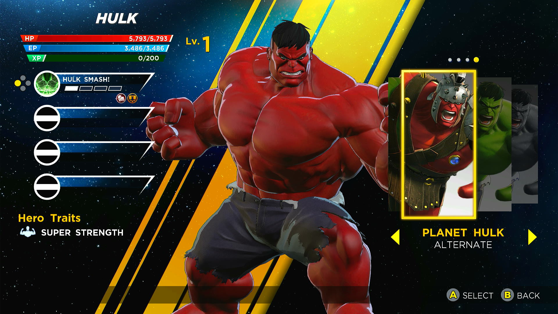 Red Hulk Mod for Marvel: Ultimate Alliance 3 | MUA3 Mods