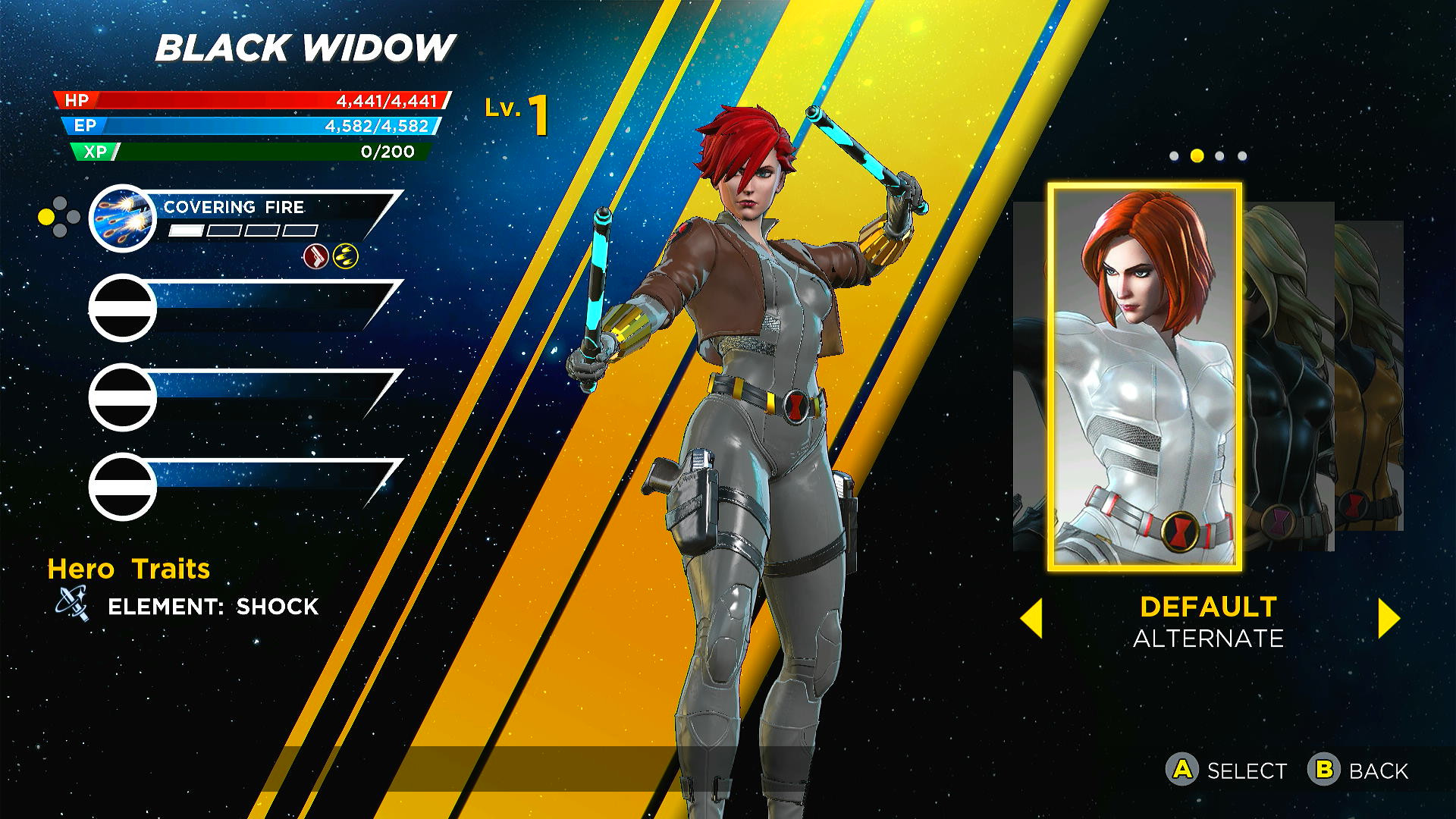 90's Black Widow Mod for Marvel: Ultimate Alliance 3 | MUA3 Mods