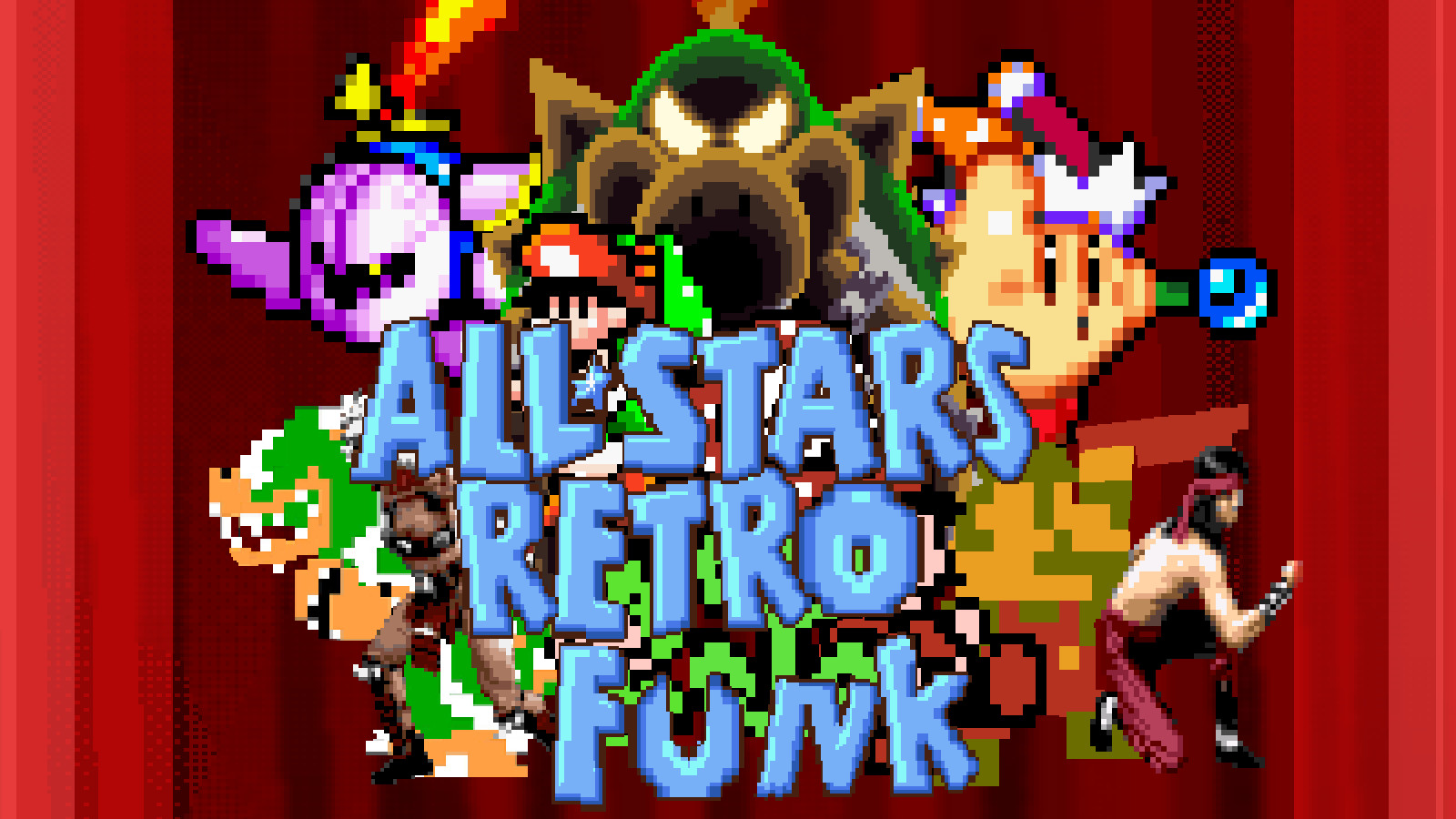 All Stars Retro Funk DEMO Mod for Friday Night Funkin' | FNF Mods