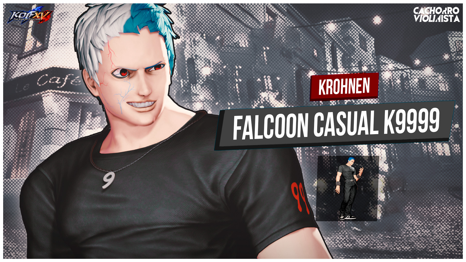 Falcoon Casual K9999 Mod for The King of Fighters XV | KoFXV Mods