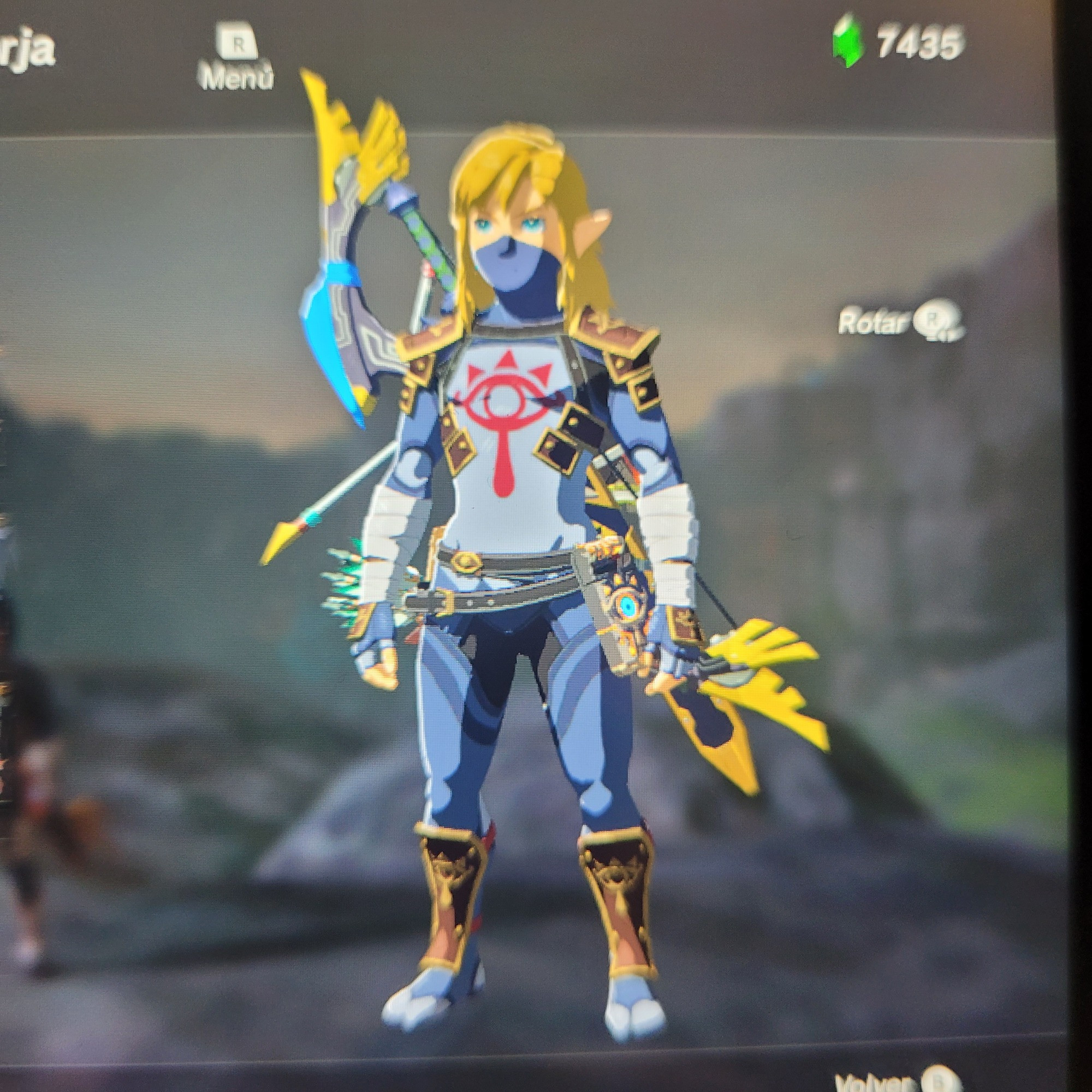 Stealth set no scarf/hair Mod for The Legend of Zelda: Breath of the ...