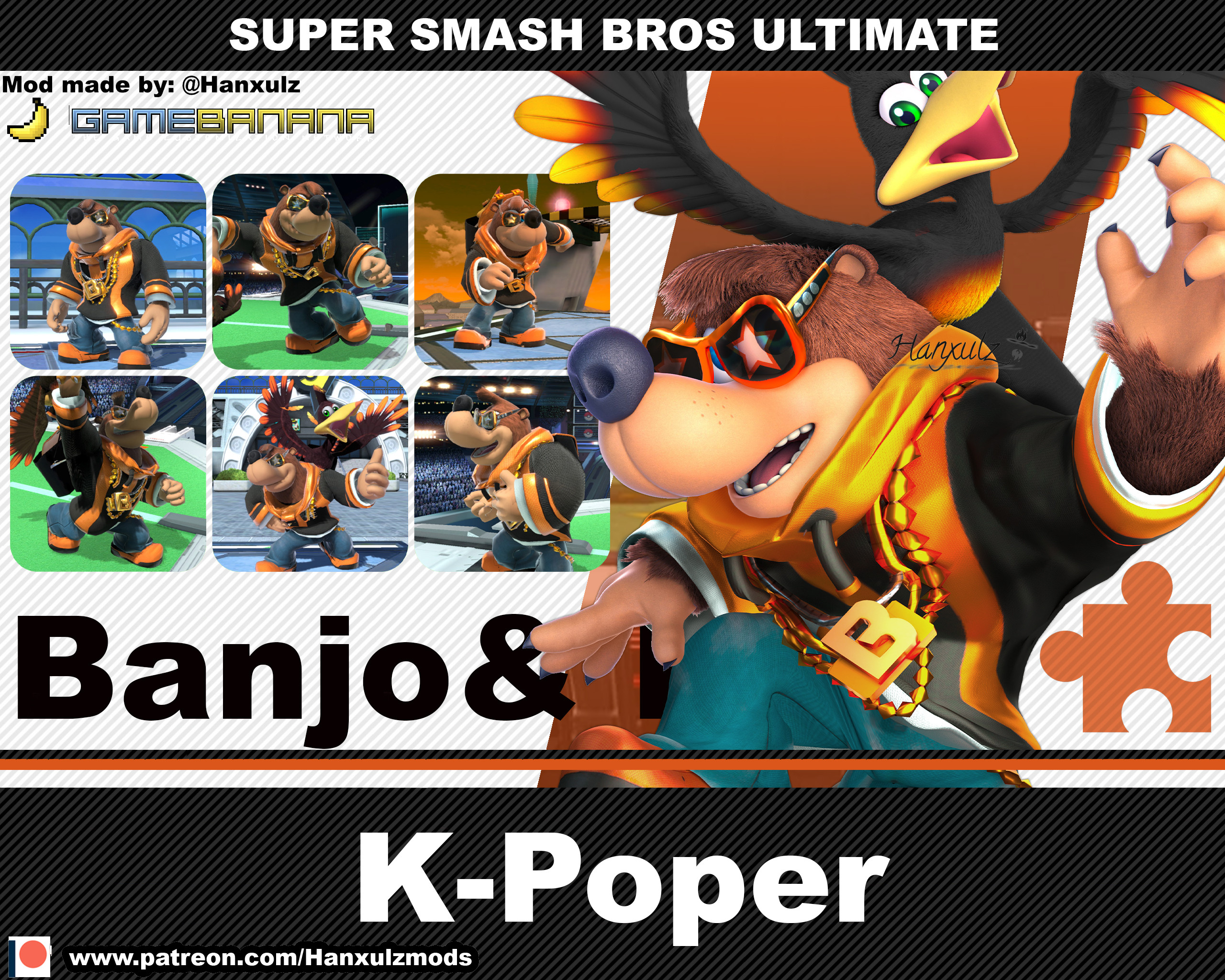 Banjo & Kazzoie (K-Poper) Mod for Super Smash Bros. Ultimate | SSBU Mods