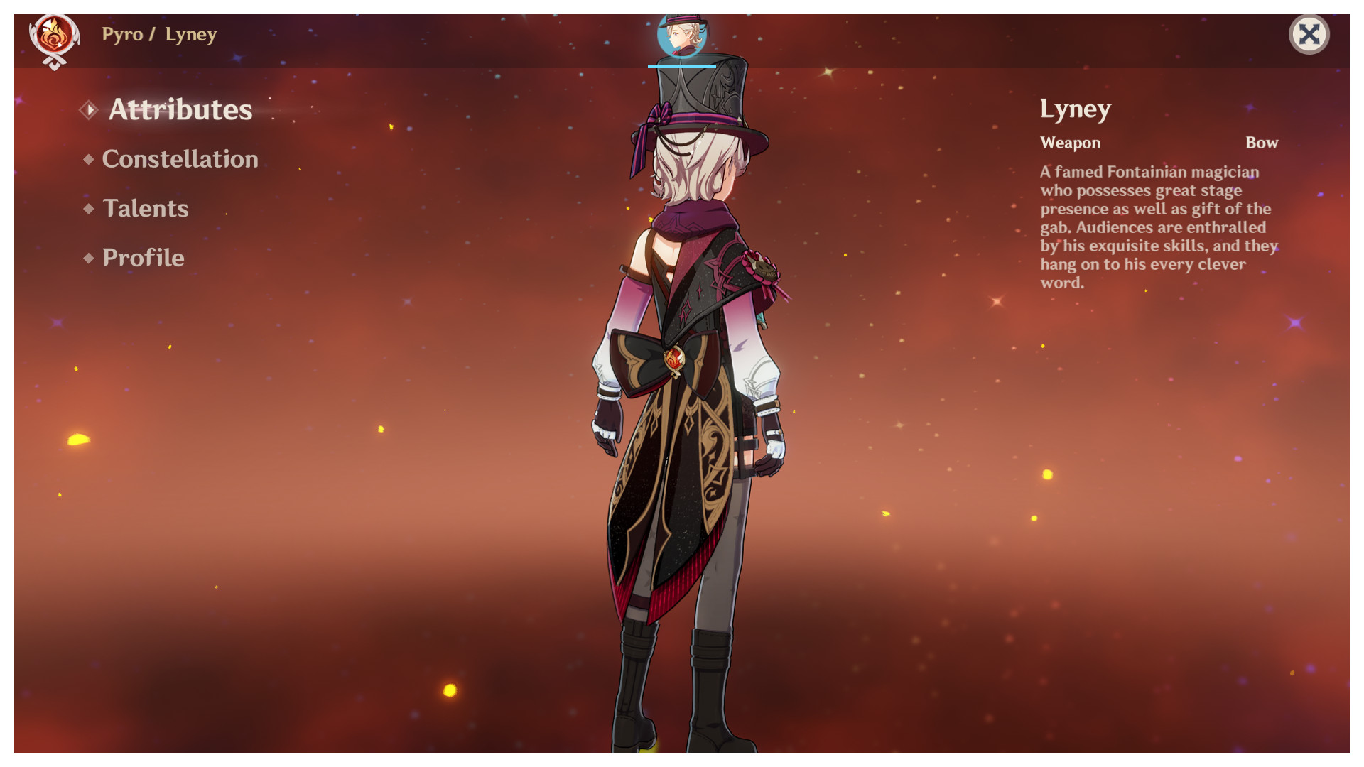 Spellcaster of Illusions Lyney Mod for Genshin Impact | GI Mods