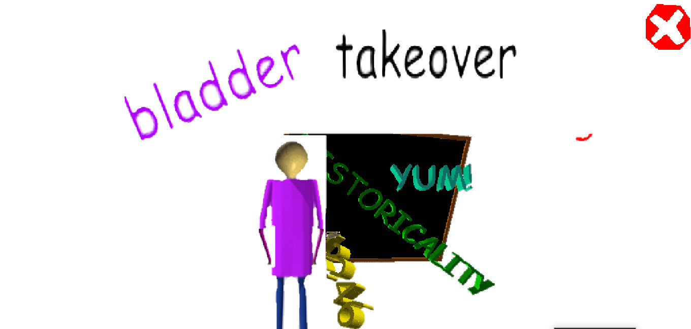 BLADDER TAKEOVER Mod for Baldi's Basics | Baldi Mods