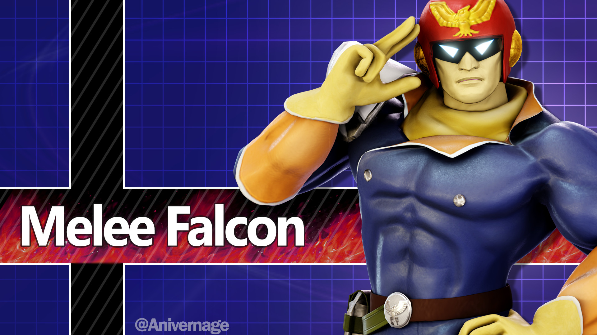Melee Falcon (Smash Ultimate Style) Mod for Super Smash Bros. Ultimate ...