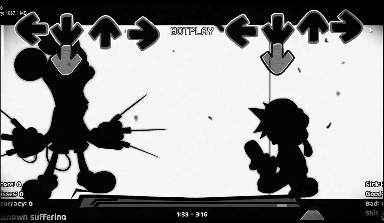 Unknown Suffering Hyper Remix Charted Mod for Friday Night Funkin ...