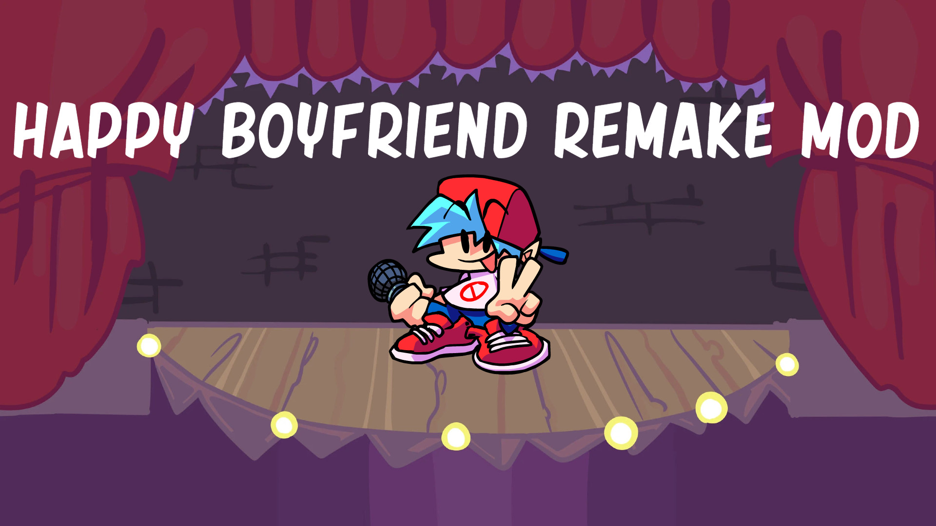 Happy Boyfriend Remake Mod + FLA Mod for Friday Night Funkin' | FNF Mods