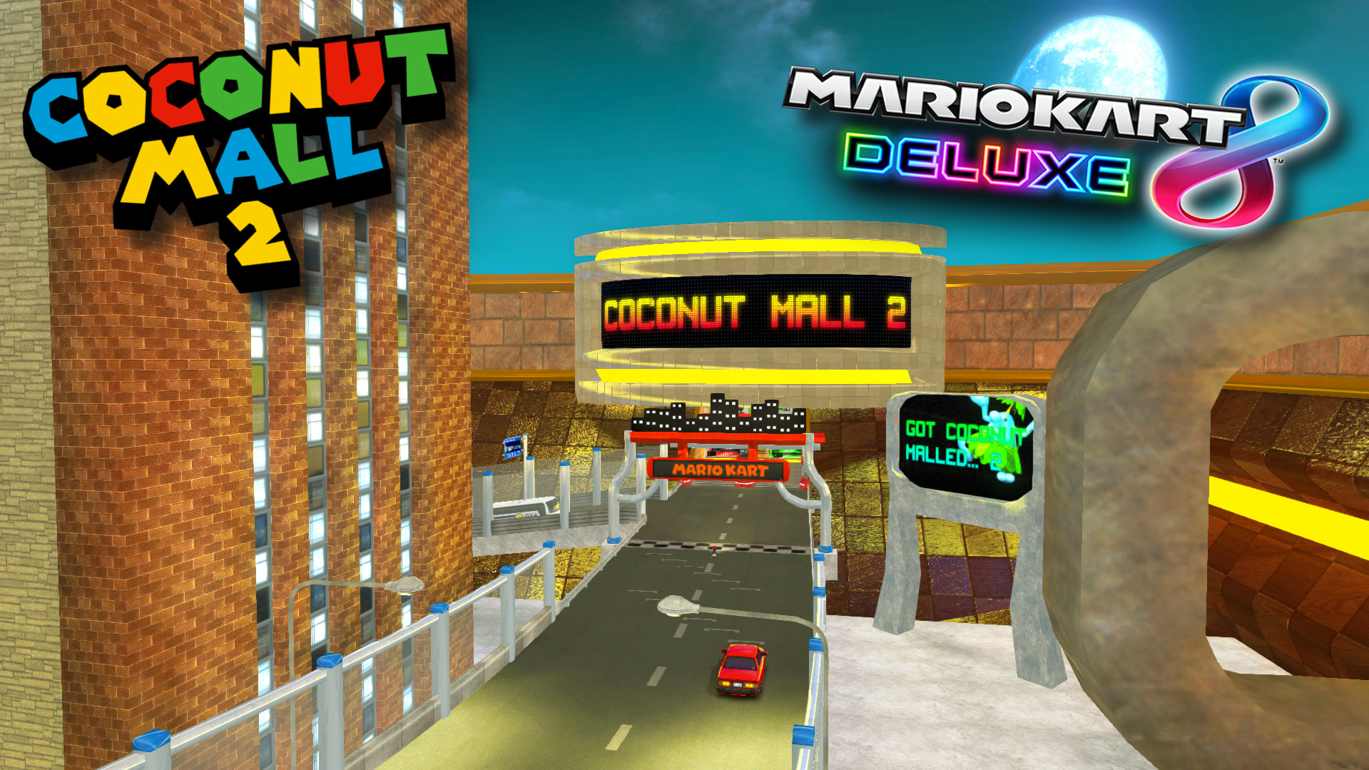 Coconut Mall 2 Mod for Mario Kart 8 Deluxe | MK8D Mods