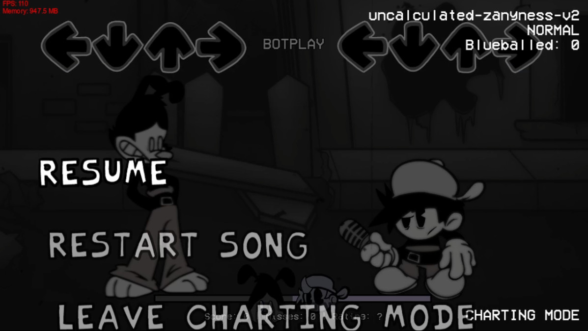 Uncalculated Zanyness V2 Charted Mod for Friday Night Funkin' | FNF Mods
