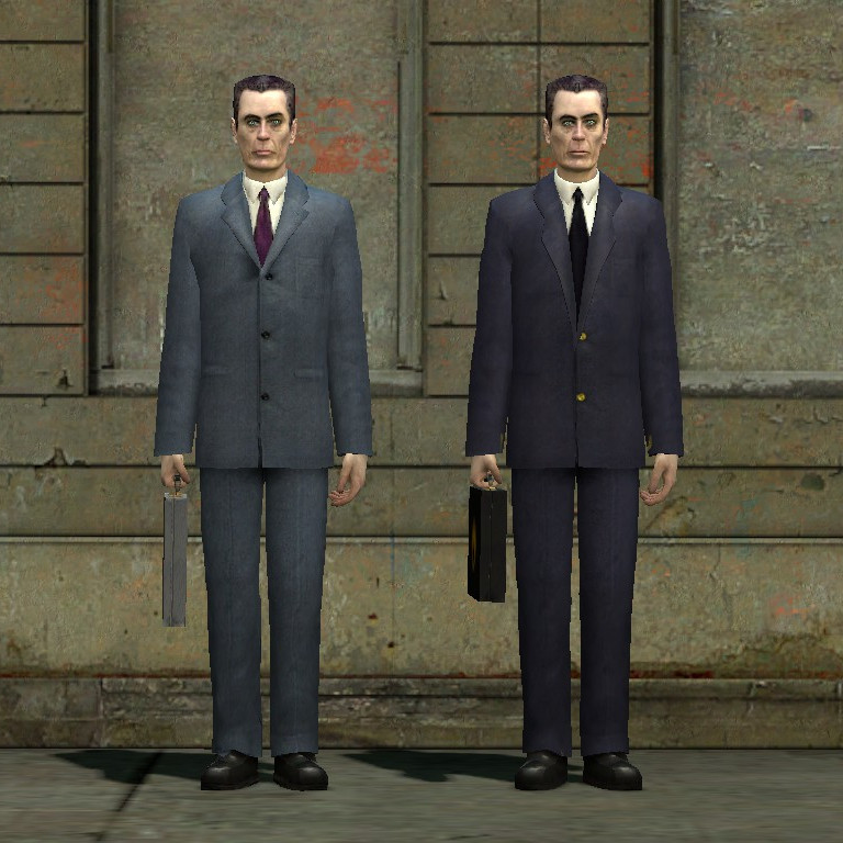 HL1 Style G-Man Mod for Half-Life 2 | HL2 Mods
