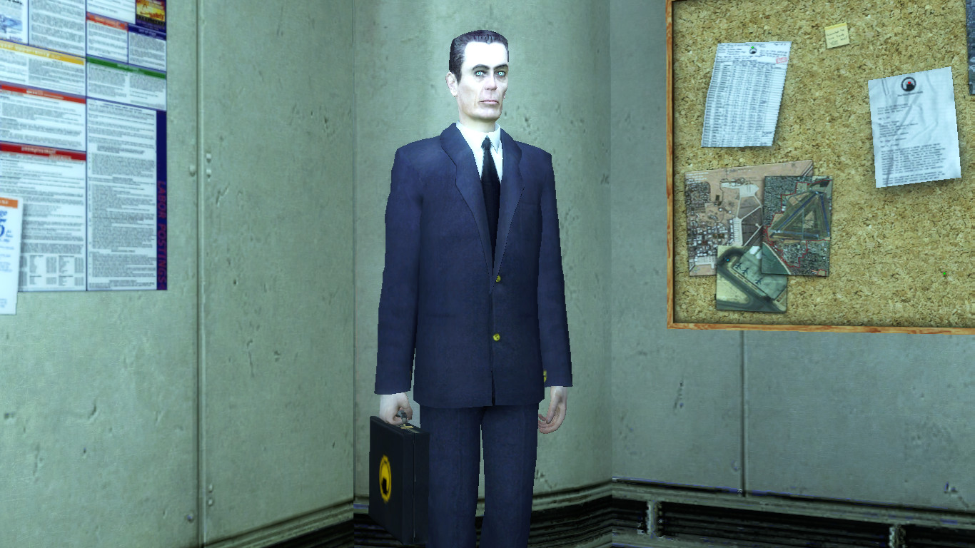 HL1 Style G-Man Mod for Half-Life 2 | HL2 Mods