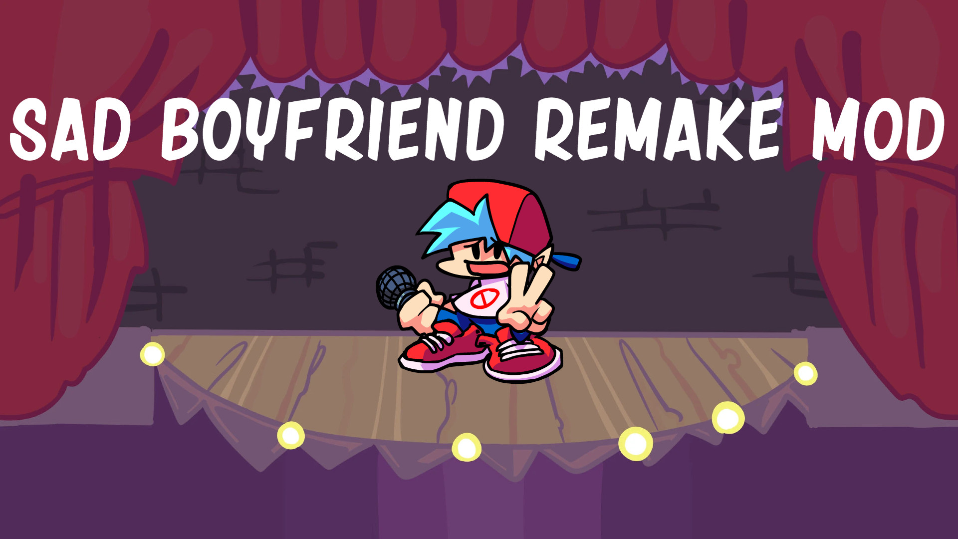 Sad Boyfriend Remake Mod + FLA Mod for Friday Night Funkin' | FNF Mods