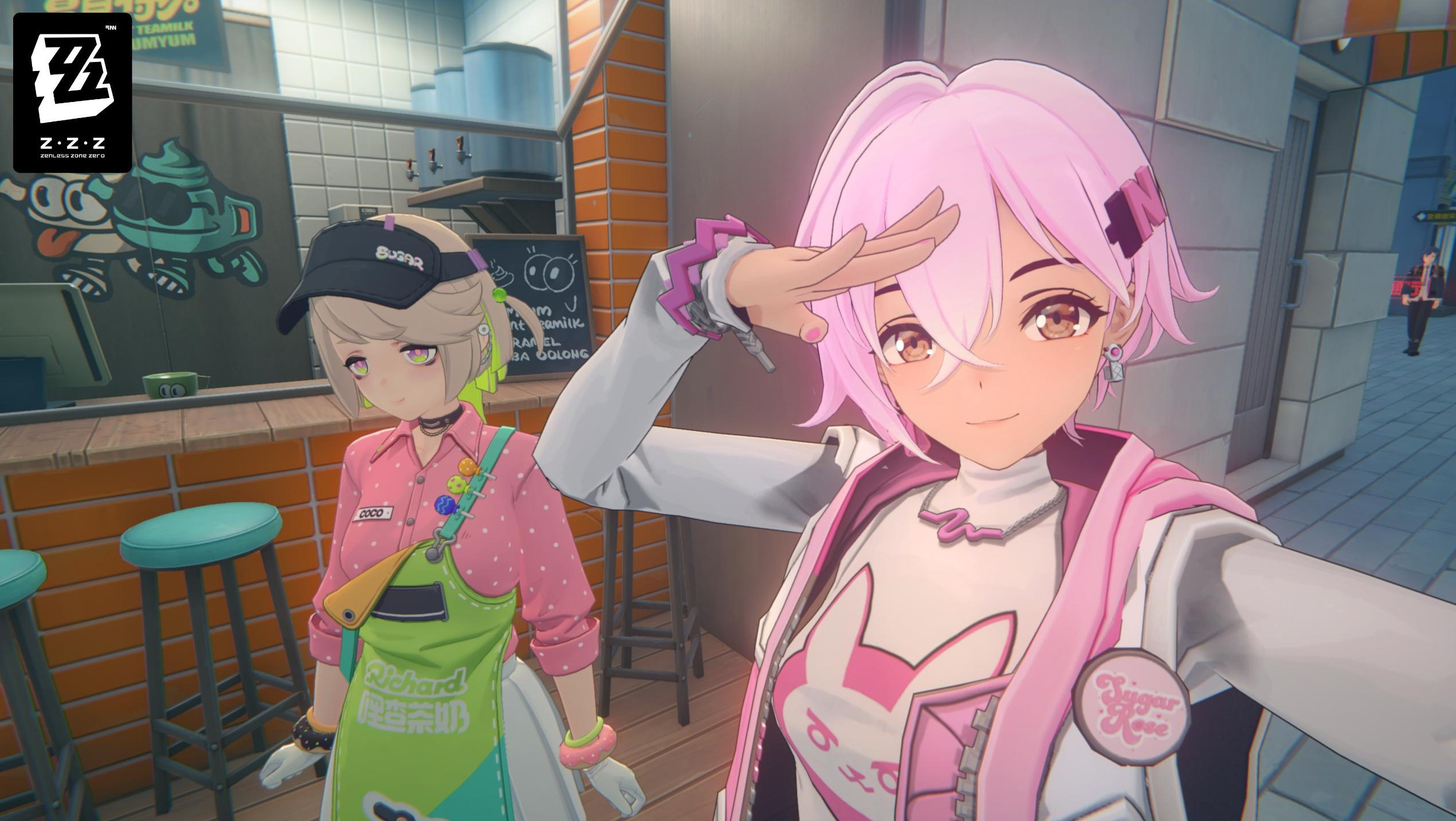 Belle Pink Hair(Cutesy Belle ♡‧₊˚) Mod for Zenless Zone Zero | ZZZ Mods