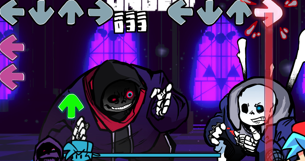 evil sans blast (HALLOWEEN UPDATE) Mod for Friday Night Funkin' | FNF Mods