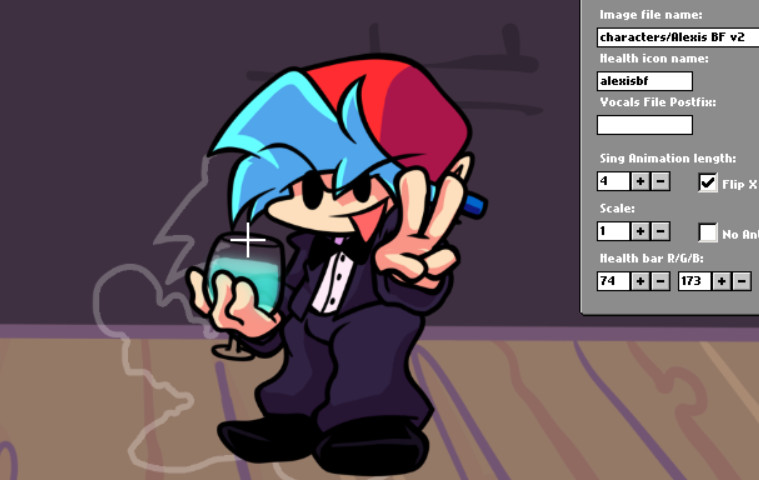 Alexis_bf Skin V2 Mod for Friday Night Funkin' | FNF Mods