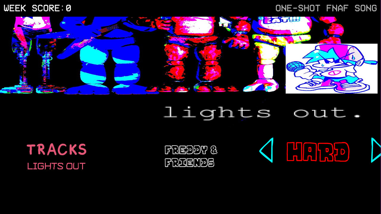 Playable Lights Out [An FNF FNAF Song] Charted Mod for Friday Night ...