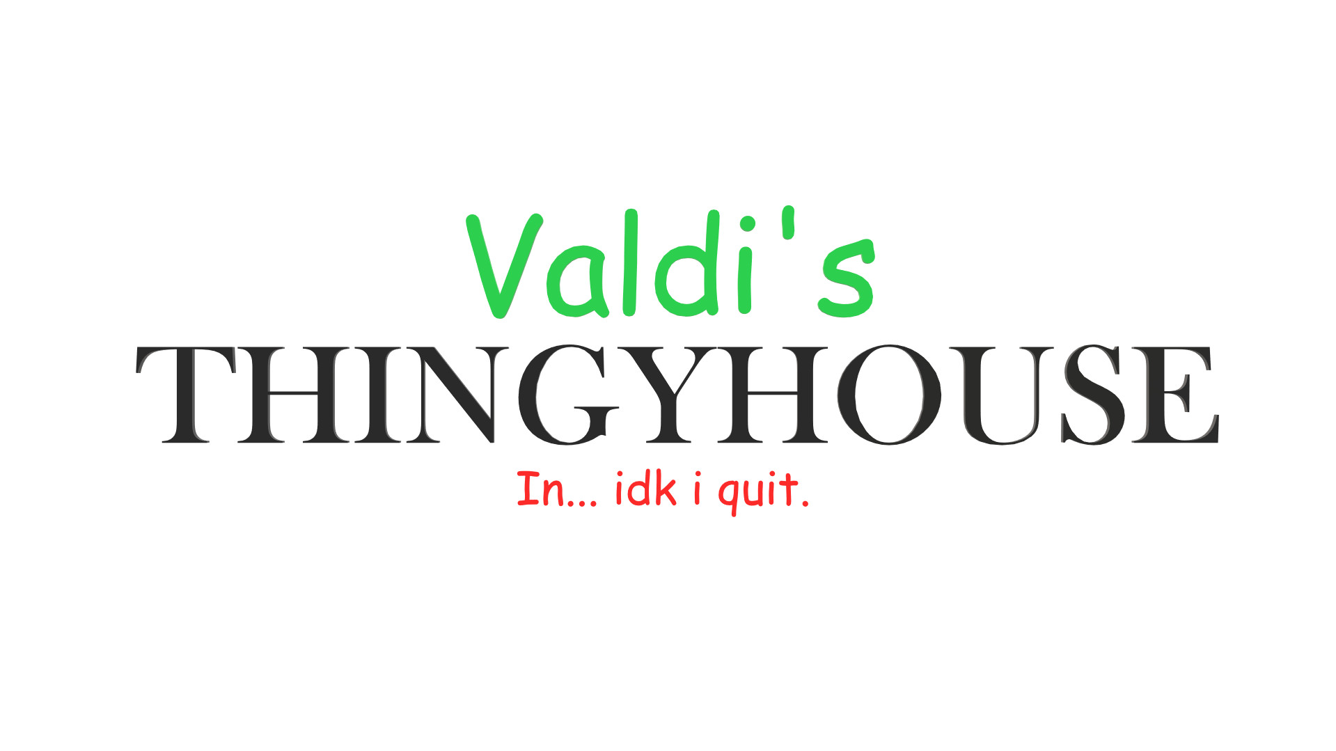 Valdi's Thingyhouse Mod for Baldi's Basics | Baldi Mods