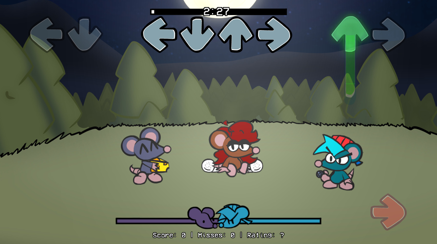 FNF' vs Moon Rat and Friends! (DEMO) Mod for Friday Night Funkin' | FNF ...