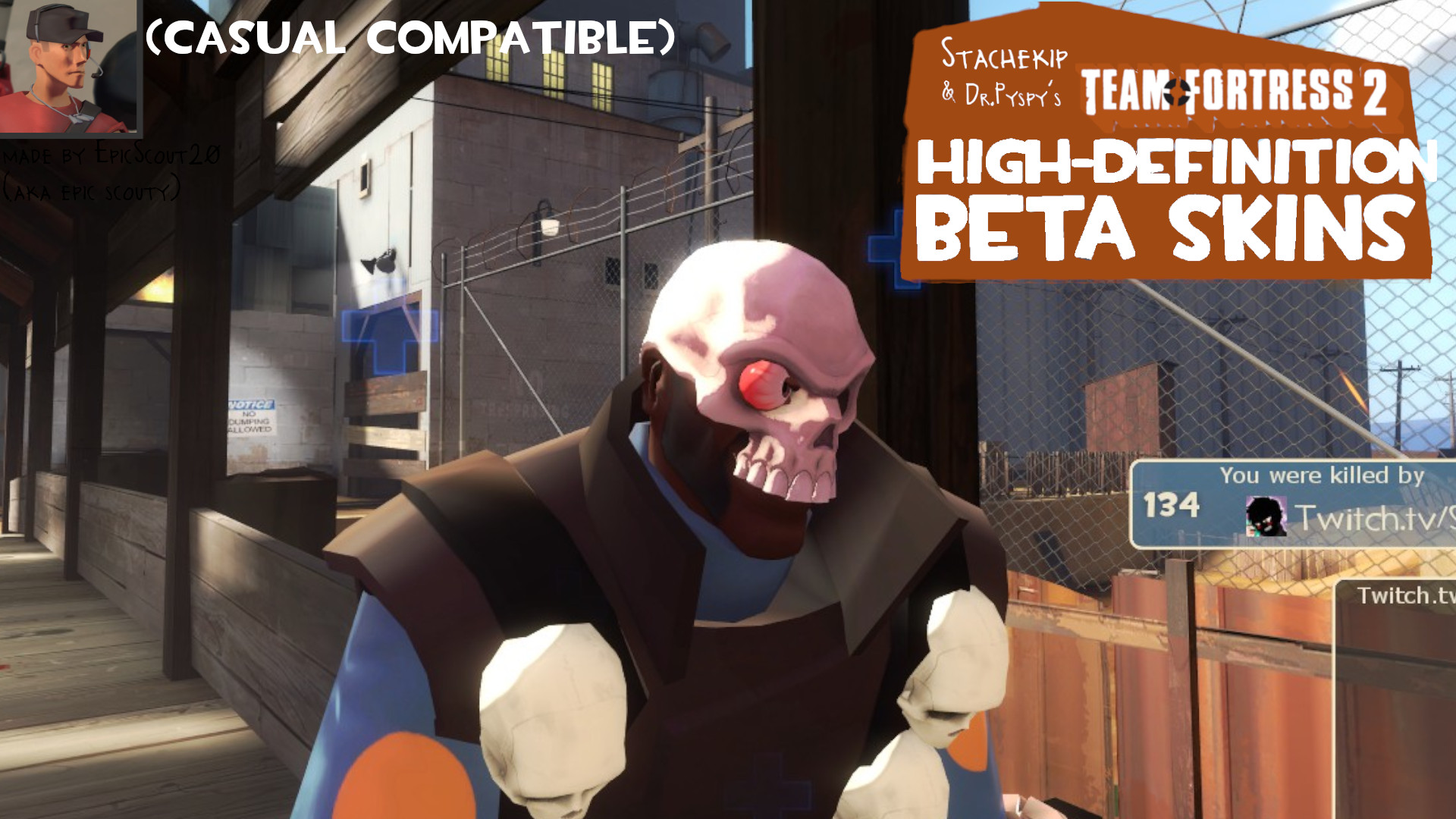 High-Definition Beta Player Skins (Casual Port) Mod for Team Fortress 2 ...