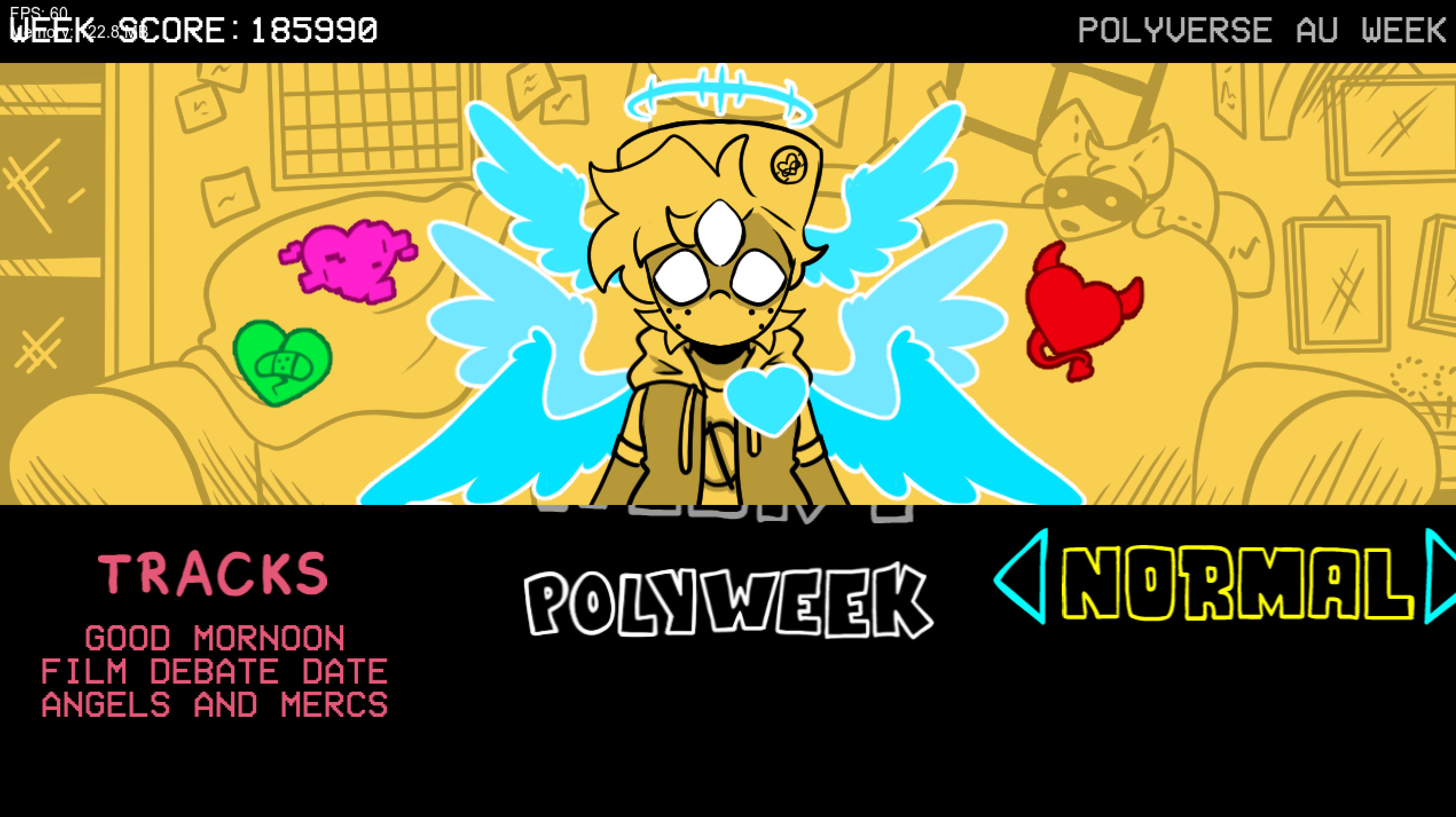 FNF Polyverse AU Mod Mod for Friday Night Funkin' | FNF Mods
