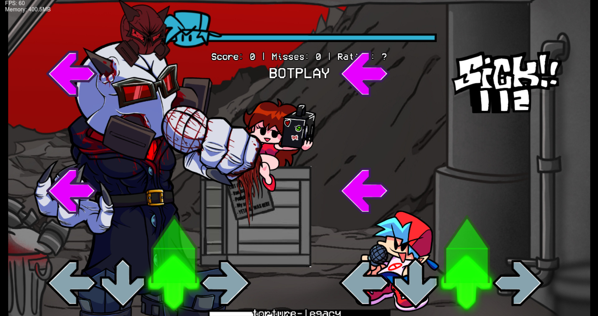 FNF Torture LEGACY Mod for Friday Night Funkin' | FNF Mods