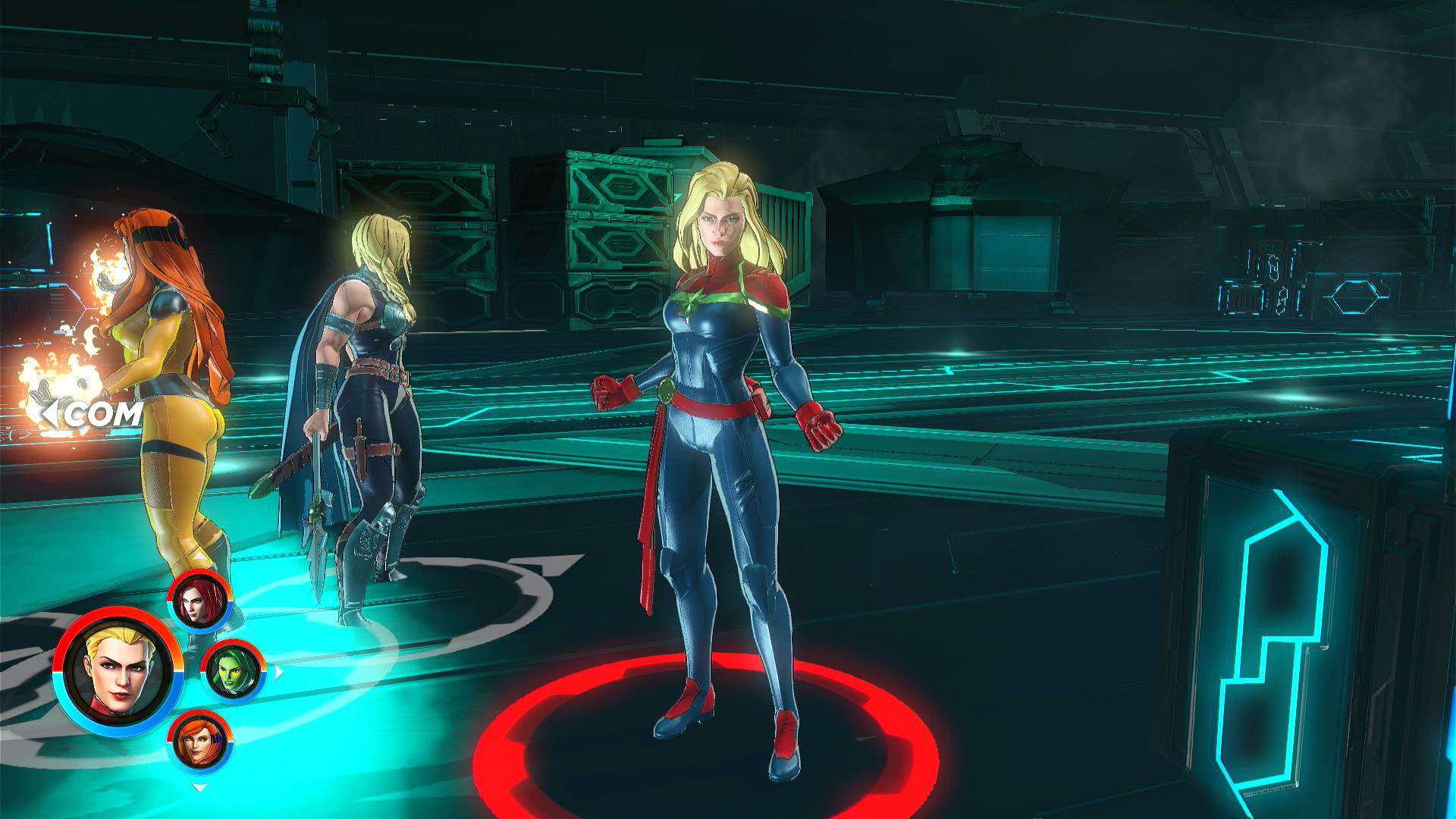 Cap. Marvel C1/C2 With Longer Hair Mod for Marvel: Ultimate Alliance 3 ...