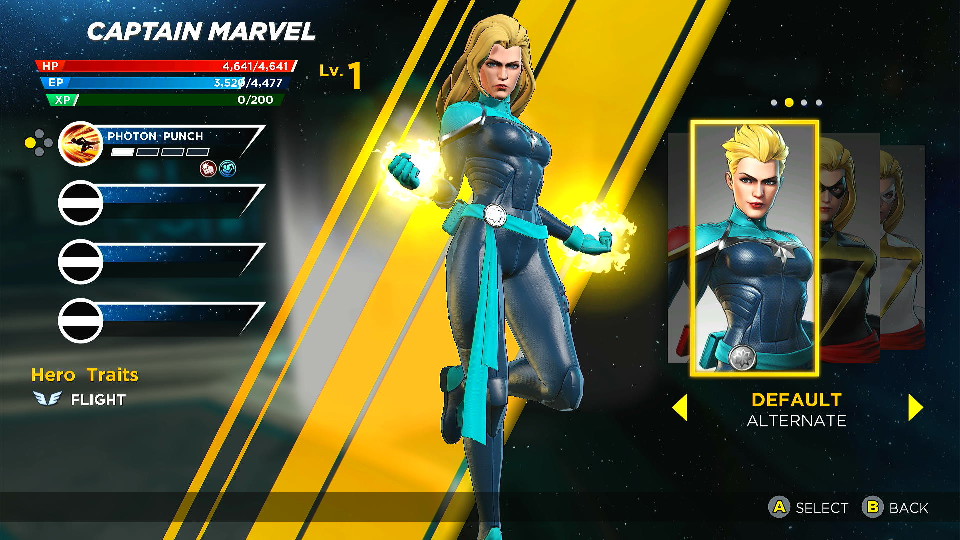 Cap. Marvel C1/C2 With Longer Hair Mod for Marvel: Ultimate Alliance 3 ...