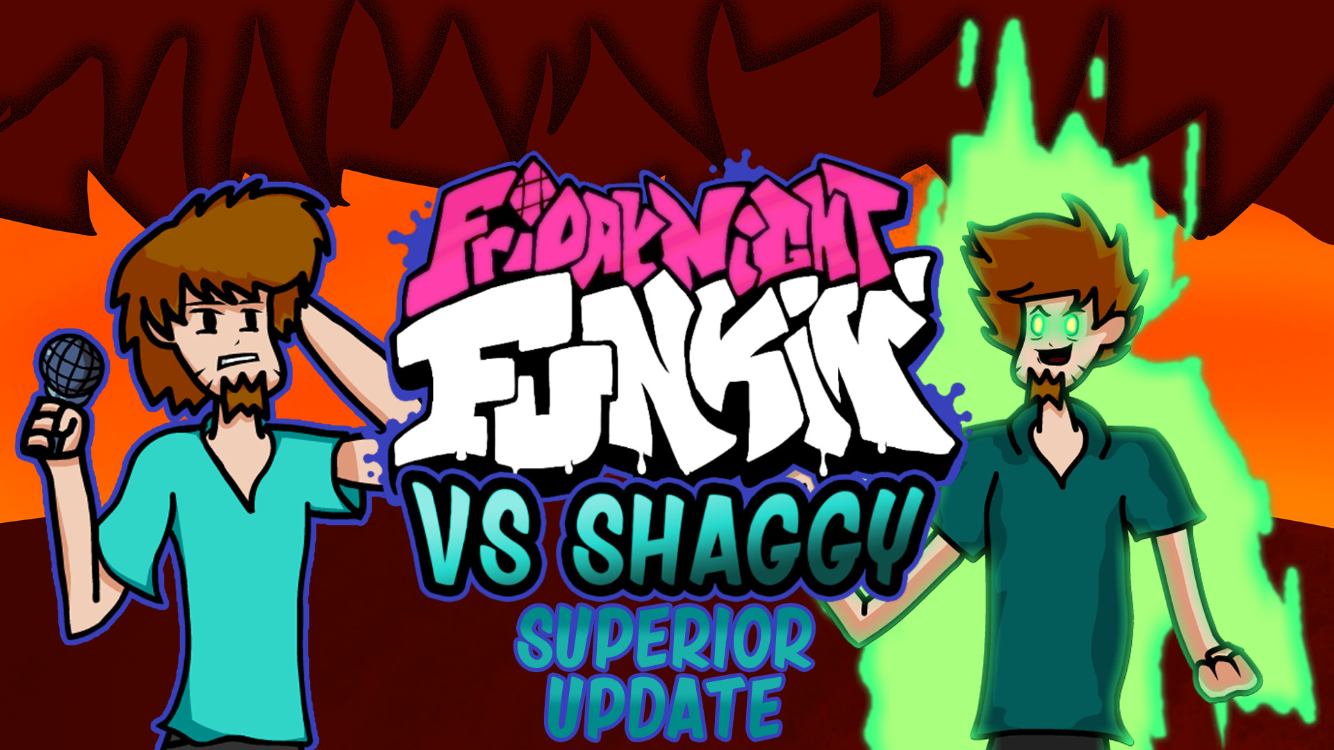 Turquoise Shaggy (Final Update) [unofficial] Mod for Friday Night ...