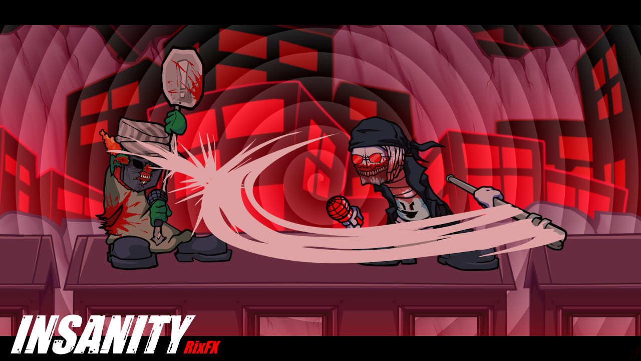 Insanity Playable Mod for Friday Night Funkin' | FNF Mods