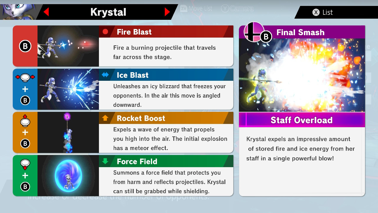 Krystal Moveset Mod for Super Smash Bros. Ultimate | SSBU Mods