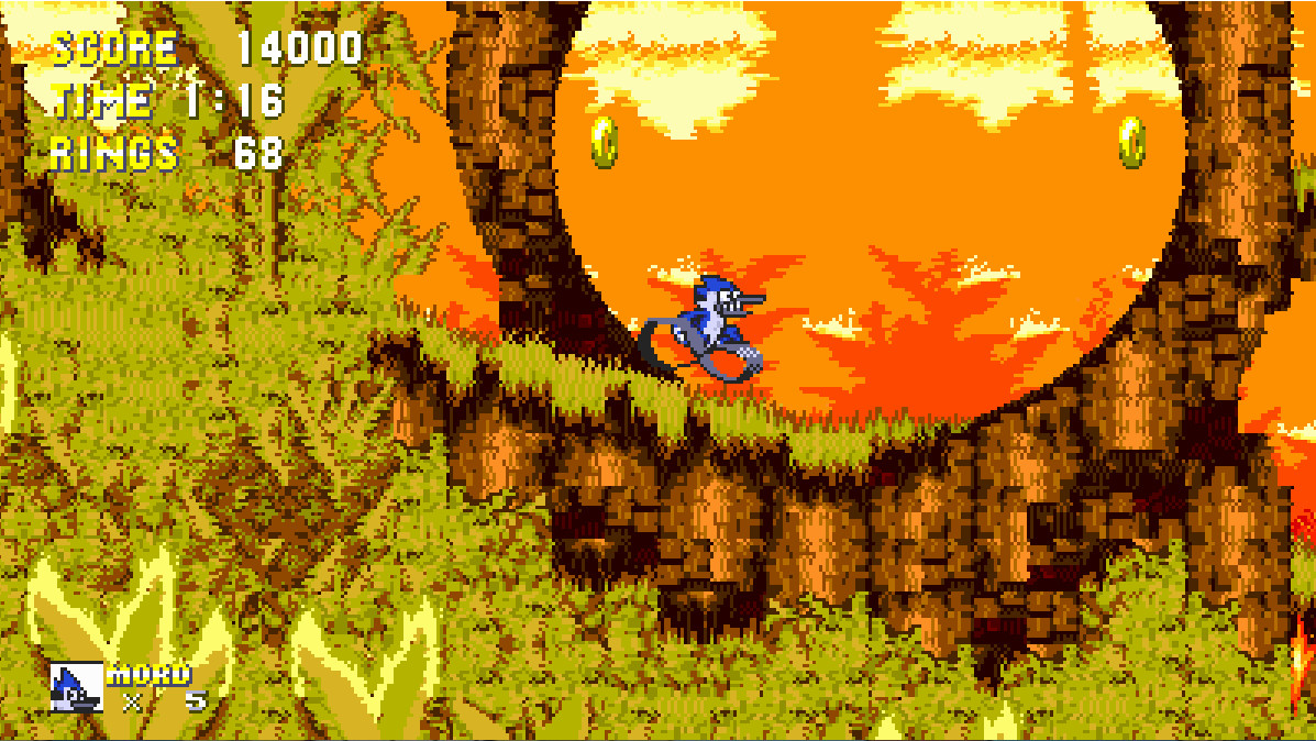Regular Show Sonic Version