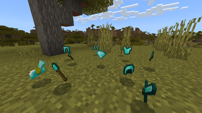 Traditional Diamonds Mod for Minecraft: Bedrock Edition | MC:BE Mods