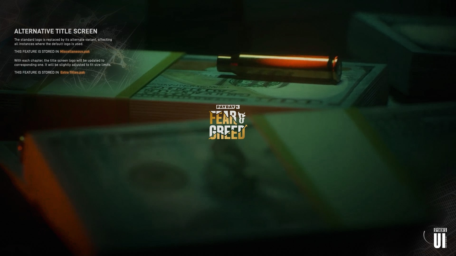 sydch's UI Mod for PAYDAY 3 | PAYDAY 3 Mods